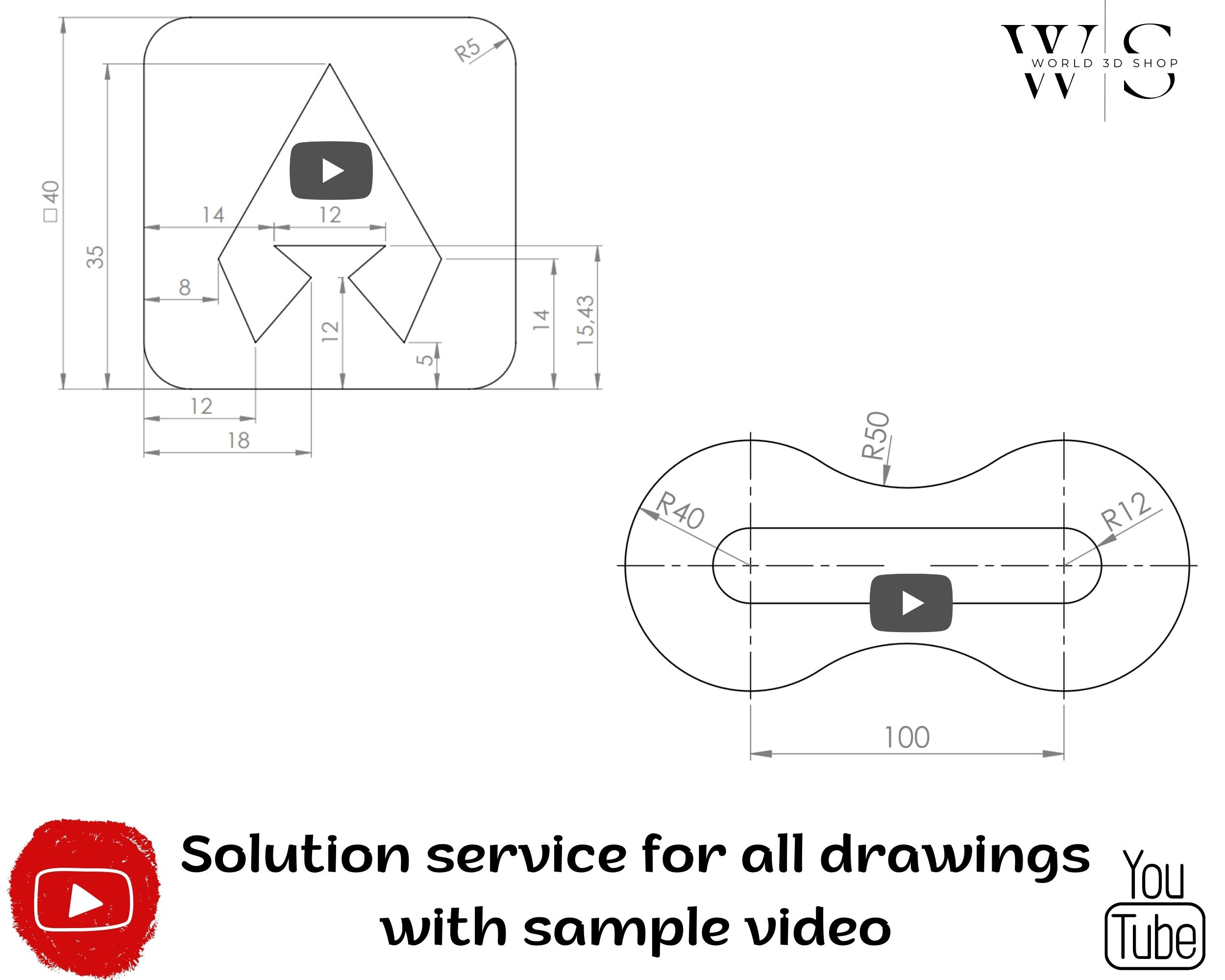 2D Drawing Examples Solidworks Full Version Lifetime 2D 2D Design ...