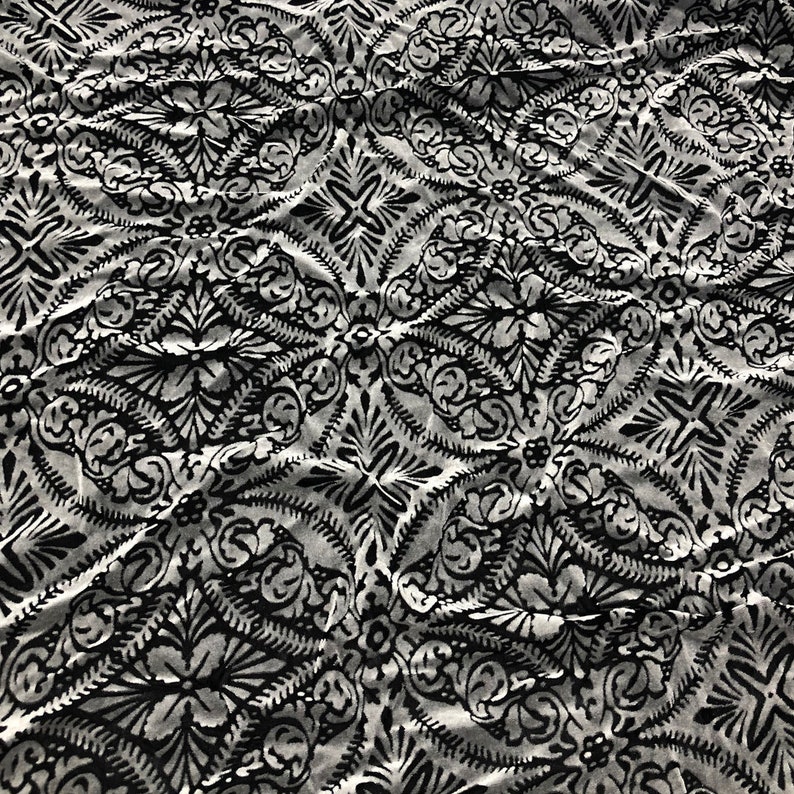 Damascus Burnout Velvet - Etsy