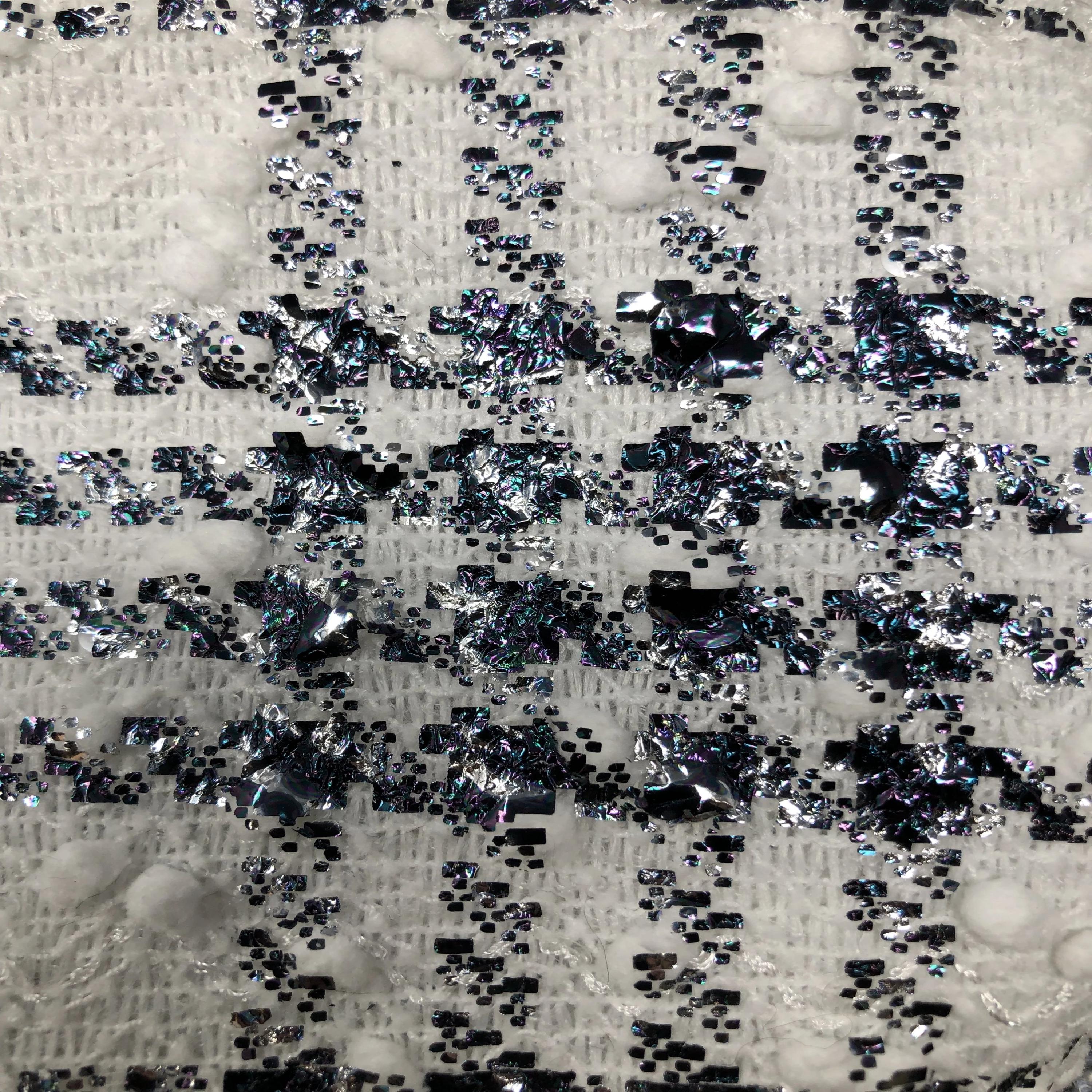 Plaid Metallic Chenille Boucle Sweaterknit - Etsy