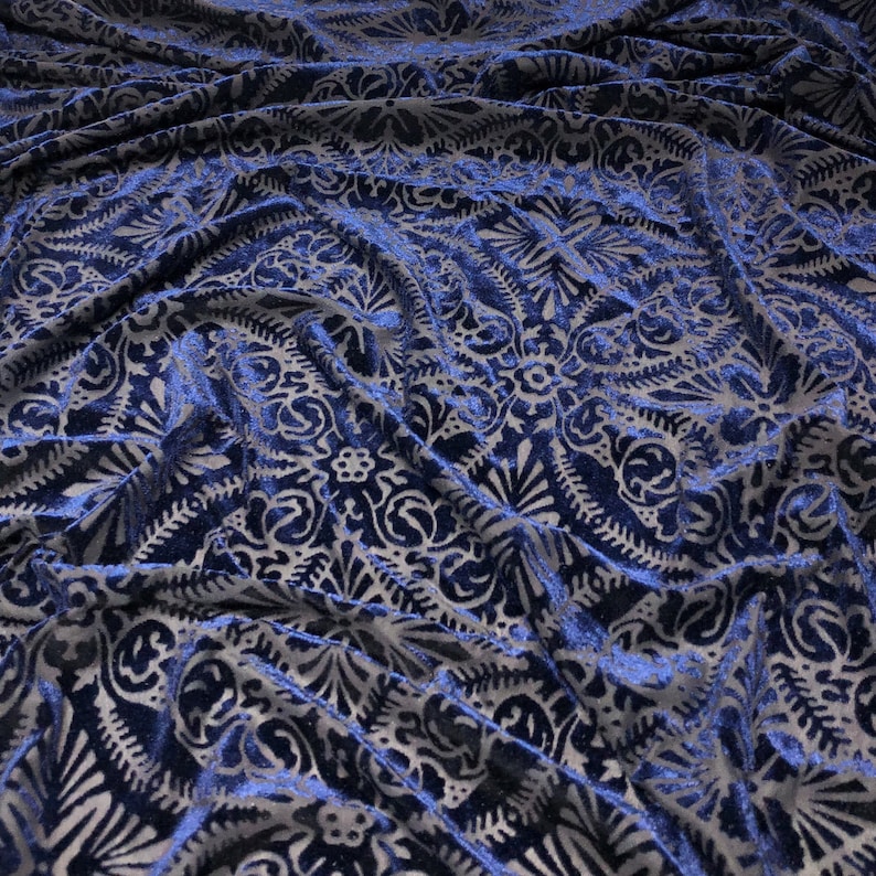 Damascus Burnout Velvet - Etsy