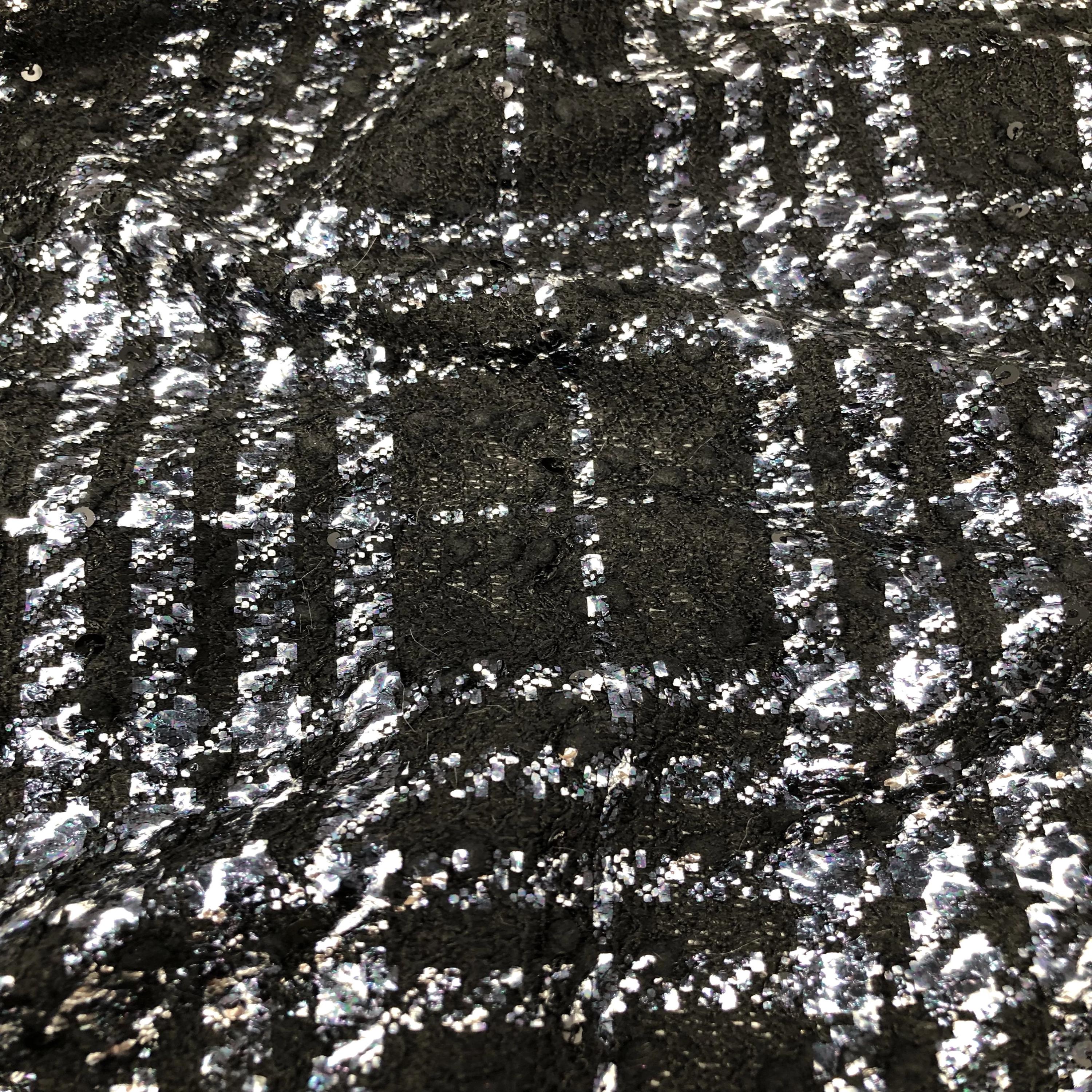 Plaid Metallic Chenille Boucle Sweaterknit - Etsy