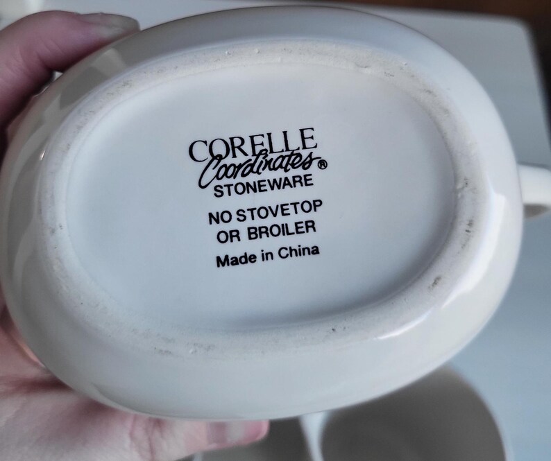 Vintage 1990's Corelle Abundance Fruit Dinner Plate, Salad, Coffee Cup ...