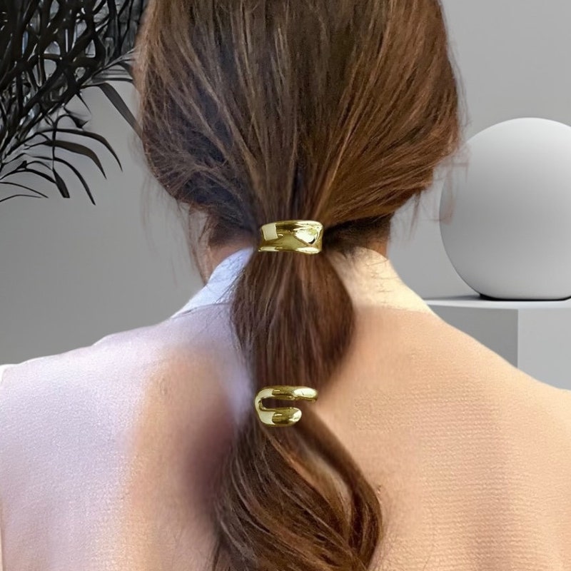 Gold Hair Cuff - Etsy