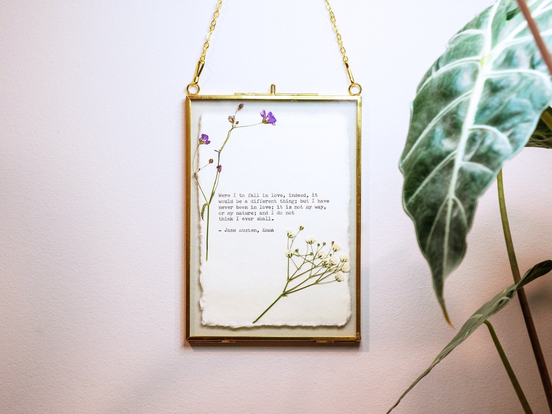 Custom Poem Print on Cotton Paper, Hand Typed Typewriter Print, Framed ...