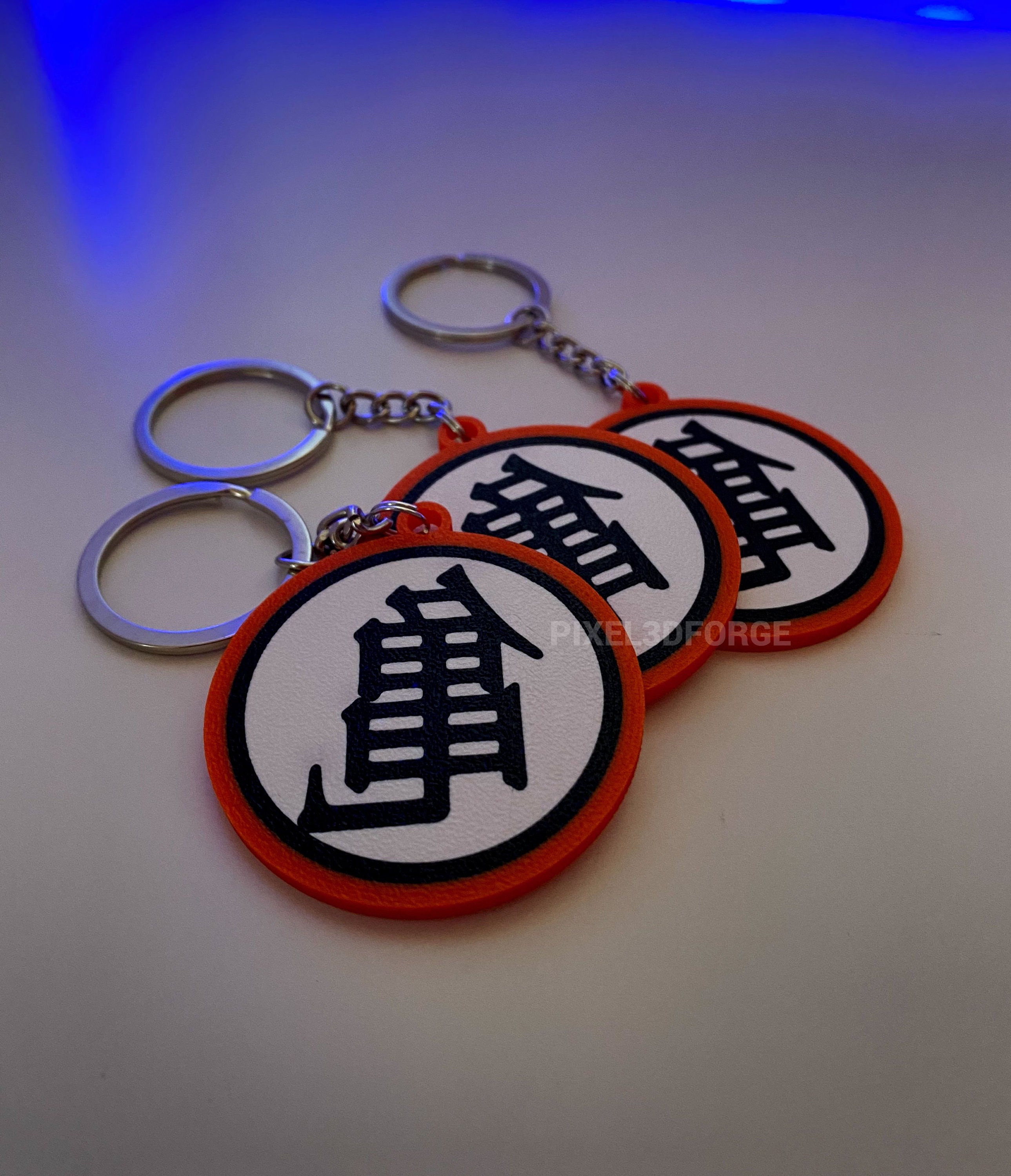 Dragon Ball Kame Keychain, DB Kame Logo Keyring - Etsy
