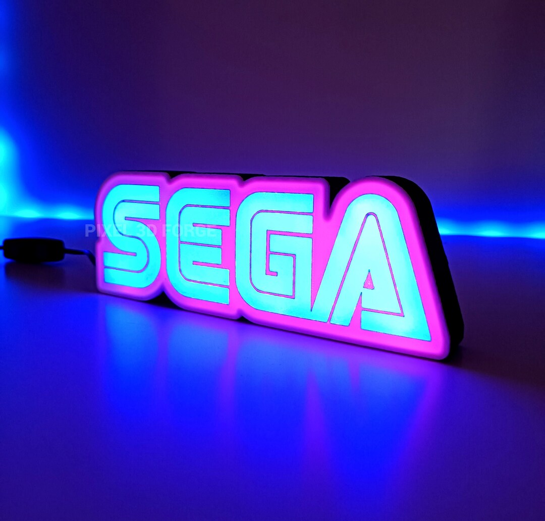 Sega RGB LED Lamp, Sega Light Box - Etsy