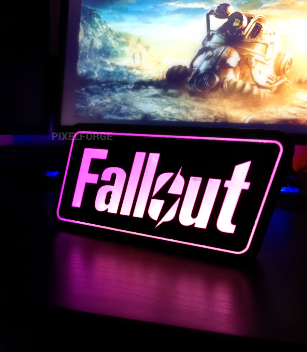 Fallout RGB LED Lamp, Fallout Light Box - Etsy