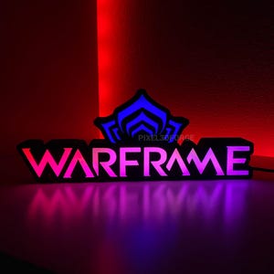Warframe RGB LED Lamp, Warframe Light Box - Etsy