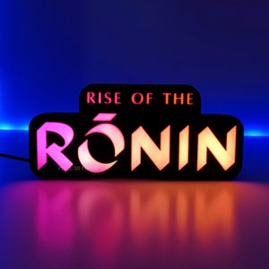 Rise of the Ronin RGB LED Lamp, Rise of the Ronin Light Box - Etsy