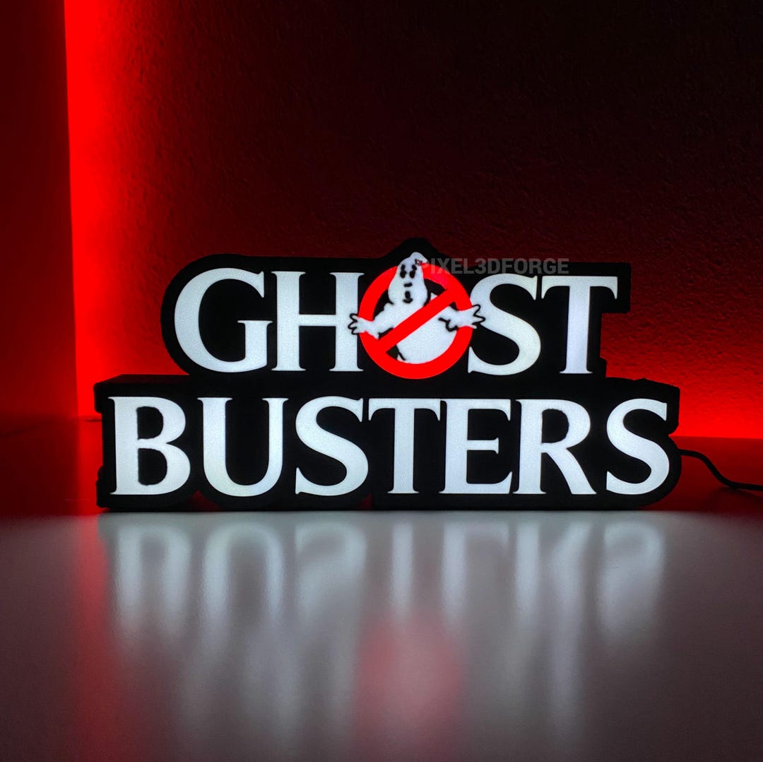 Ghostbusters LED Lamp, Ghostbusters Light Box - Etsy