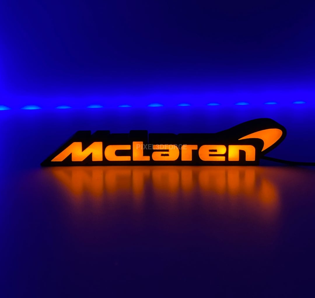 Mclaren LED Lamp, F1 Mclaren Light Box - Etsy