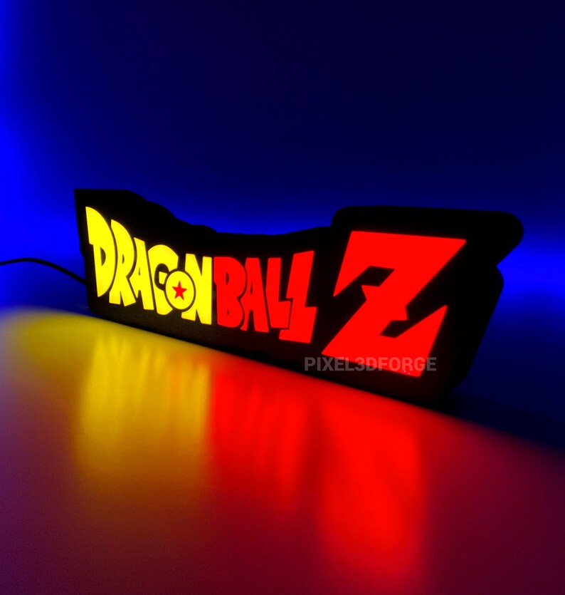 Dragon Ball Z LED Lamp, DBZ Light Box - Etsy