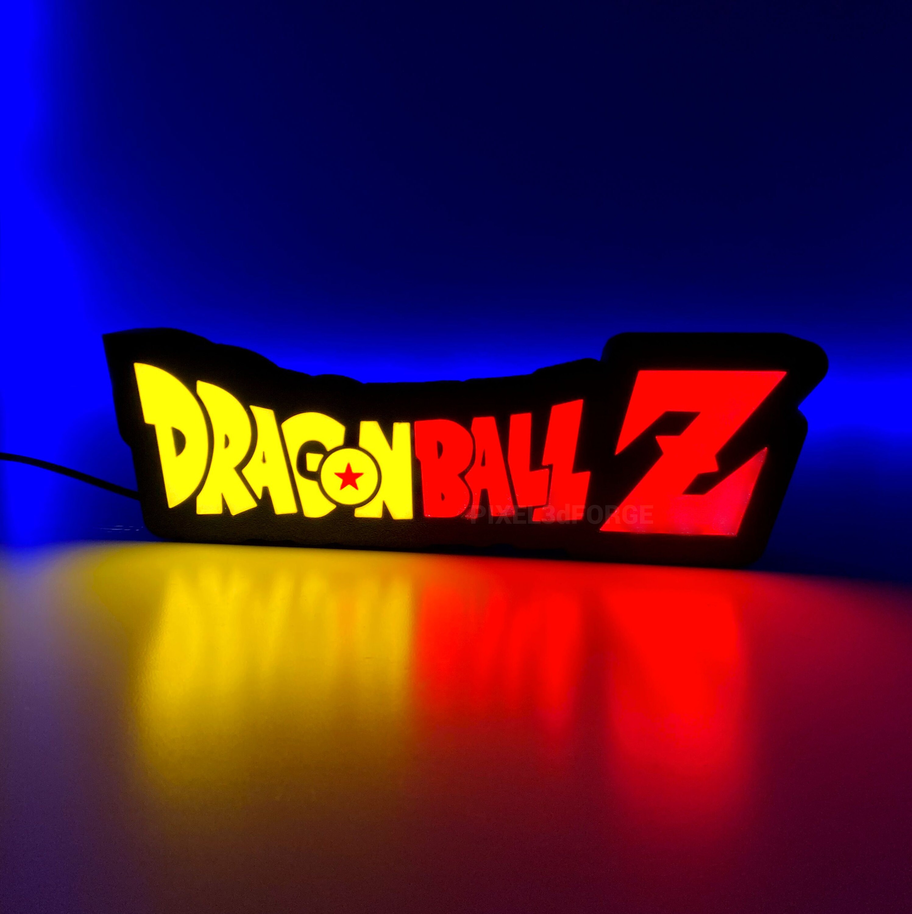 Dragon Ball Z LED Lamp, DBZ Light Box - Etsy