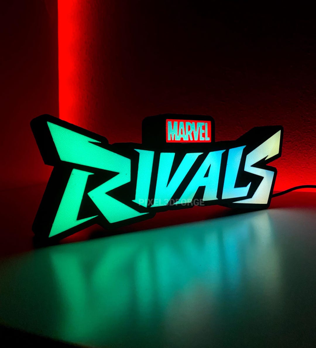 Marvel Rivals RGB LED Lamp, Rivals Light Box - Etsy