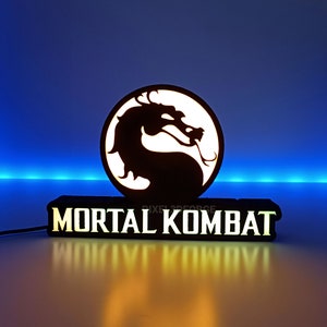 Mortal Kombat RGB LED Lamp, MK Light Box - Etsy
