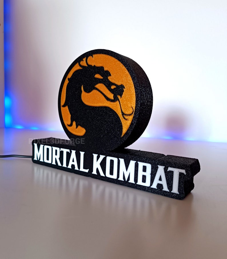 Mortal Kombat RGB LED Lamp, MK Light Box - Etsy