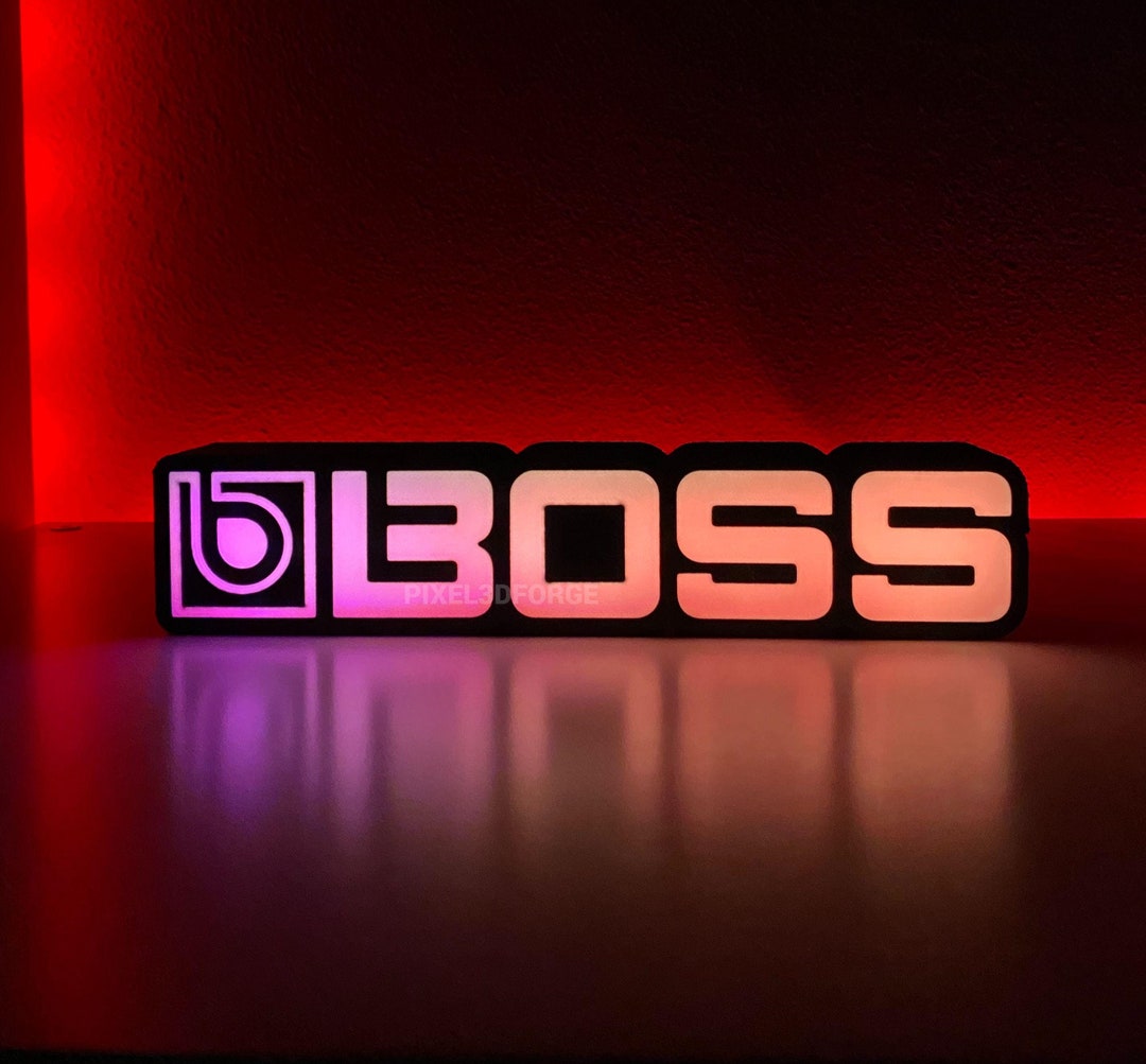 Boss RGB LED Lamp, Boss Light Box - Etsy