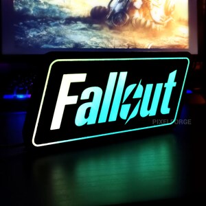 Fallout RGB LED Lamp, Fallout Light Box - Etsy