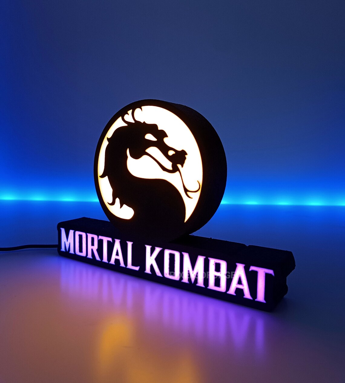 Mortal Kombat RGB LED Lamp, MK Light Box - Etsy