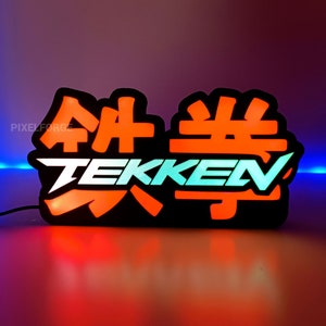 Tekken RGB LED Lamp, Tekken Light Box - Etsy