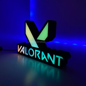 Valorant RGB LED Lamp, Valorant Light Box - Etsy