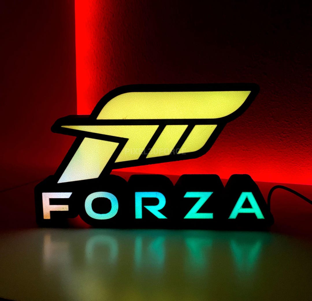 Forza RGB LED Lamp, Forza Logo Light Box - Etsy