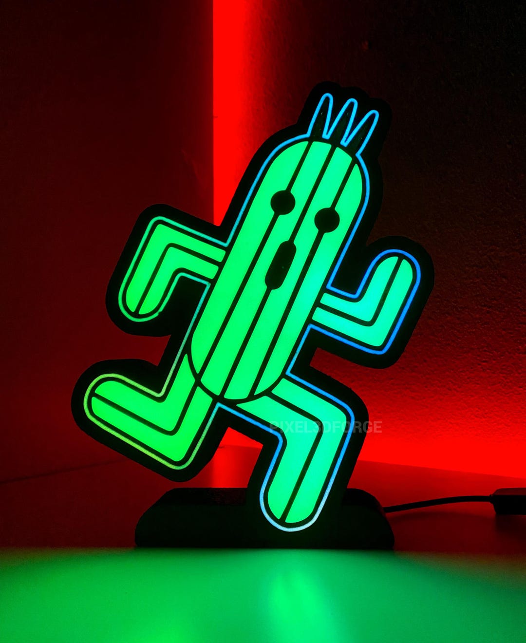 Final Fantasy Cactuar LED Lamp, Cactuar Box - Etsy Portugal