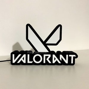 Valorant RGB LED Lamp, Valorant Light Box - Etsy