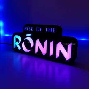 Rise of the Ronin RGB LED Lamp, Rise of the Ronin Light Box - Etsy