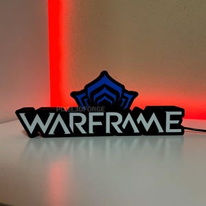 Warframe RGB LED Lamp, Warframe Light Box - Etsy