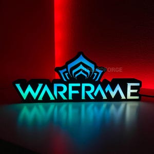 Warframe RGB LED Lamp, Warframe Light Box - Etsy