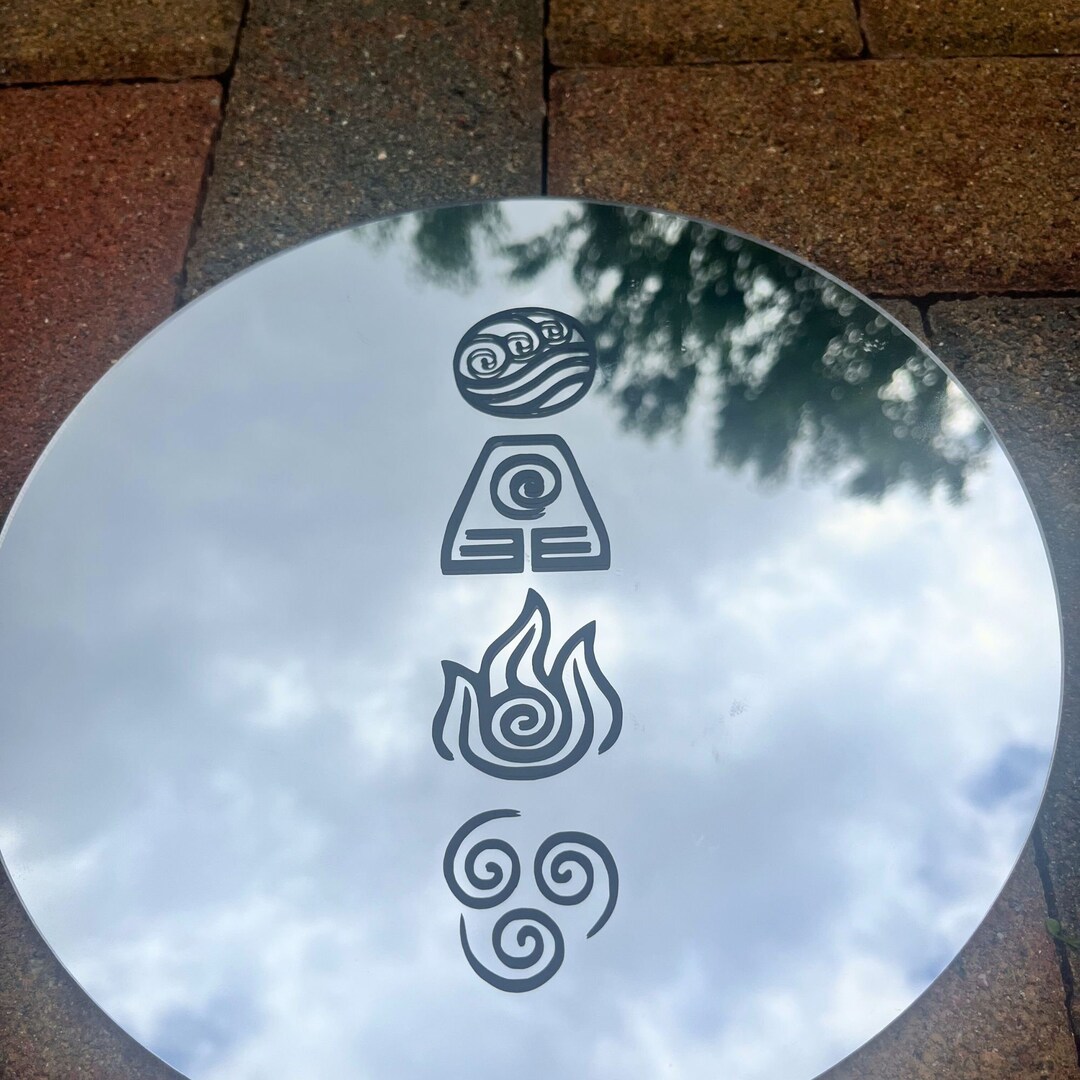 Four Nations Mirror, Avatar Mirror, Avatar Airbender Mirror, Anime Room ...