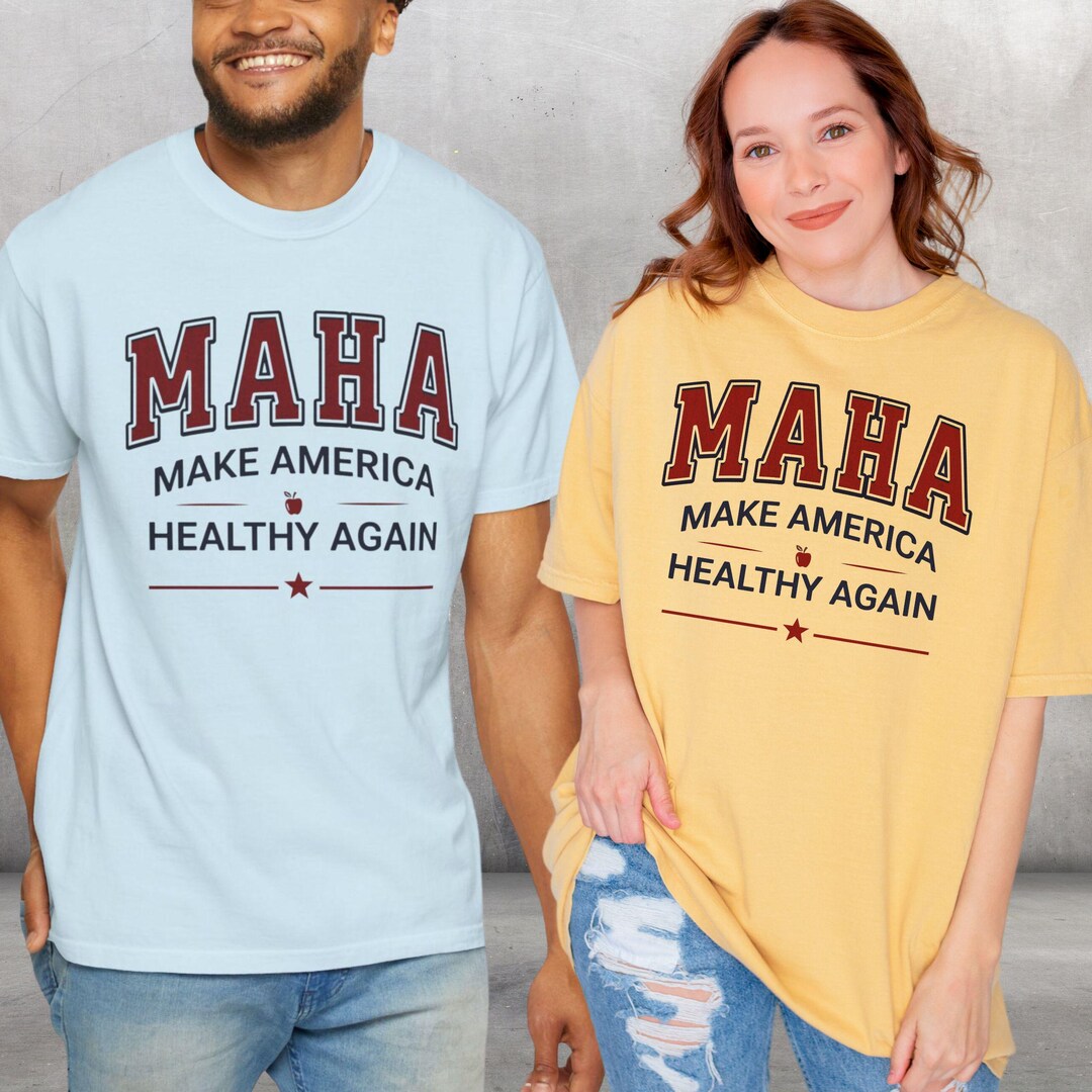 MAHA Make America Healthy Again T-shirt - Comfort Colors Tee - Etsy