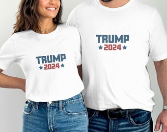 Trump 2024 Tee MAGA Campaign T-shirt Patriotic American Support Pro ...