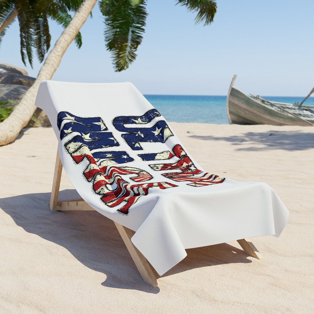 Trump Beach Towel, Ultra Maga Pool Towel, Conservative Republican Bath ...