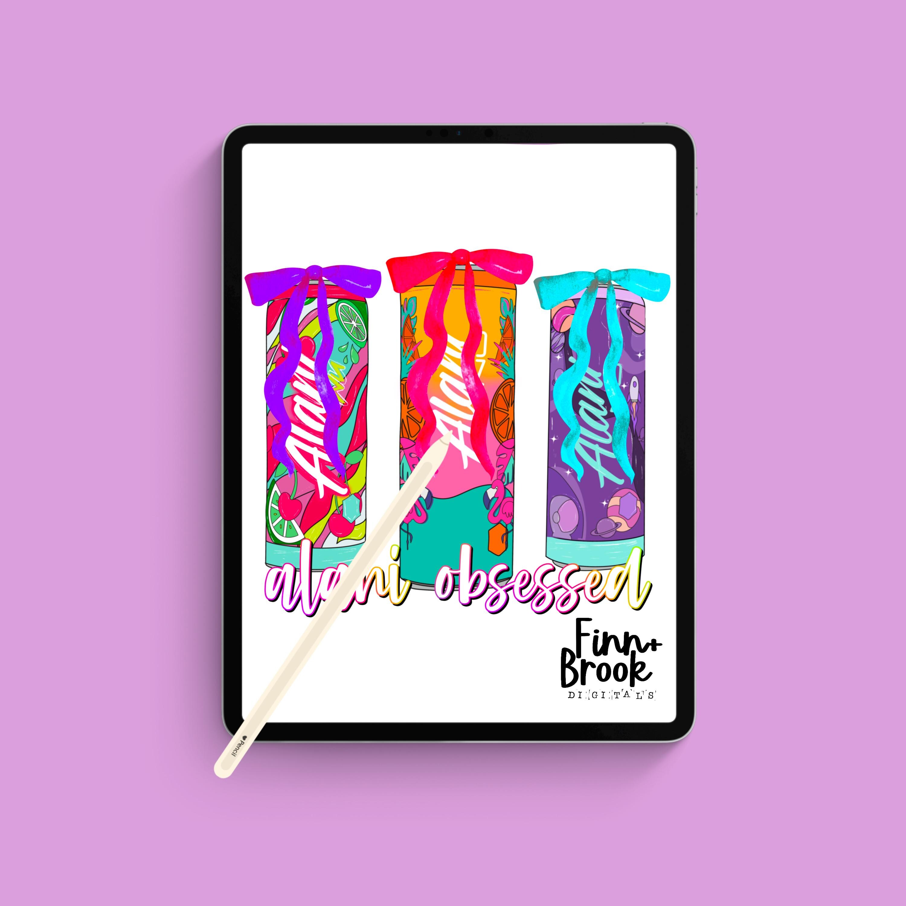 Alani Obsessed Png, Alani Energy Drink Png, Design for Sublimation ...