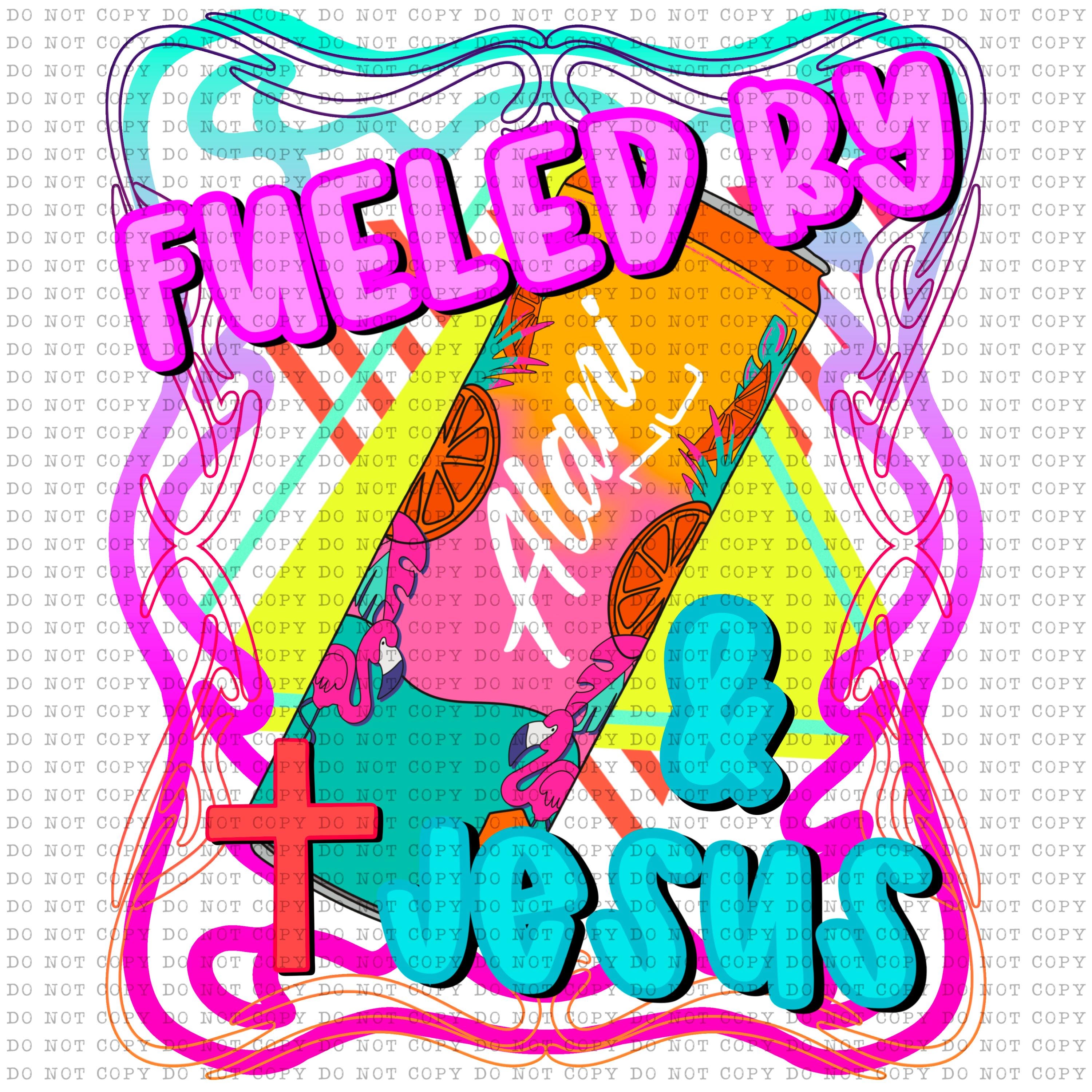 Fueled by Alani and Jesus Png, Alani Energy Drink Png, Design for ...