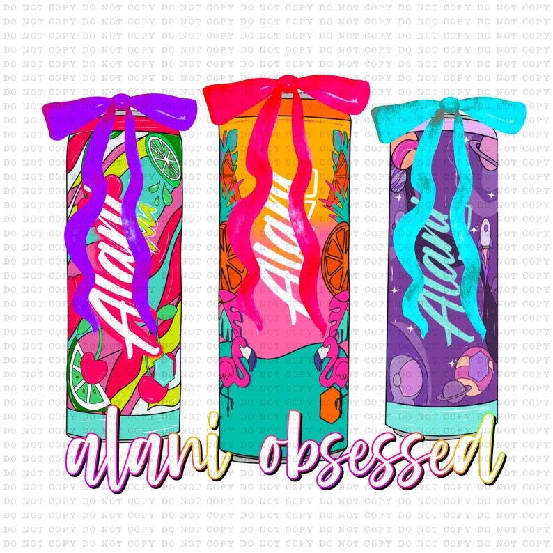 Alani Obsessed Png, Alani Energy Drink Png, Design for Sublimation ...