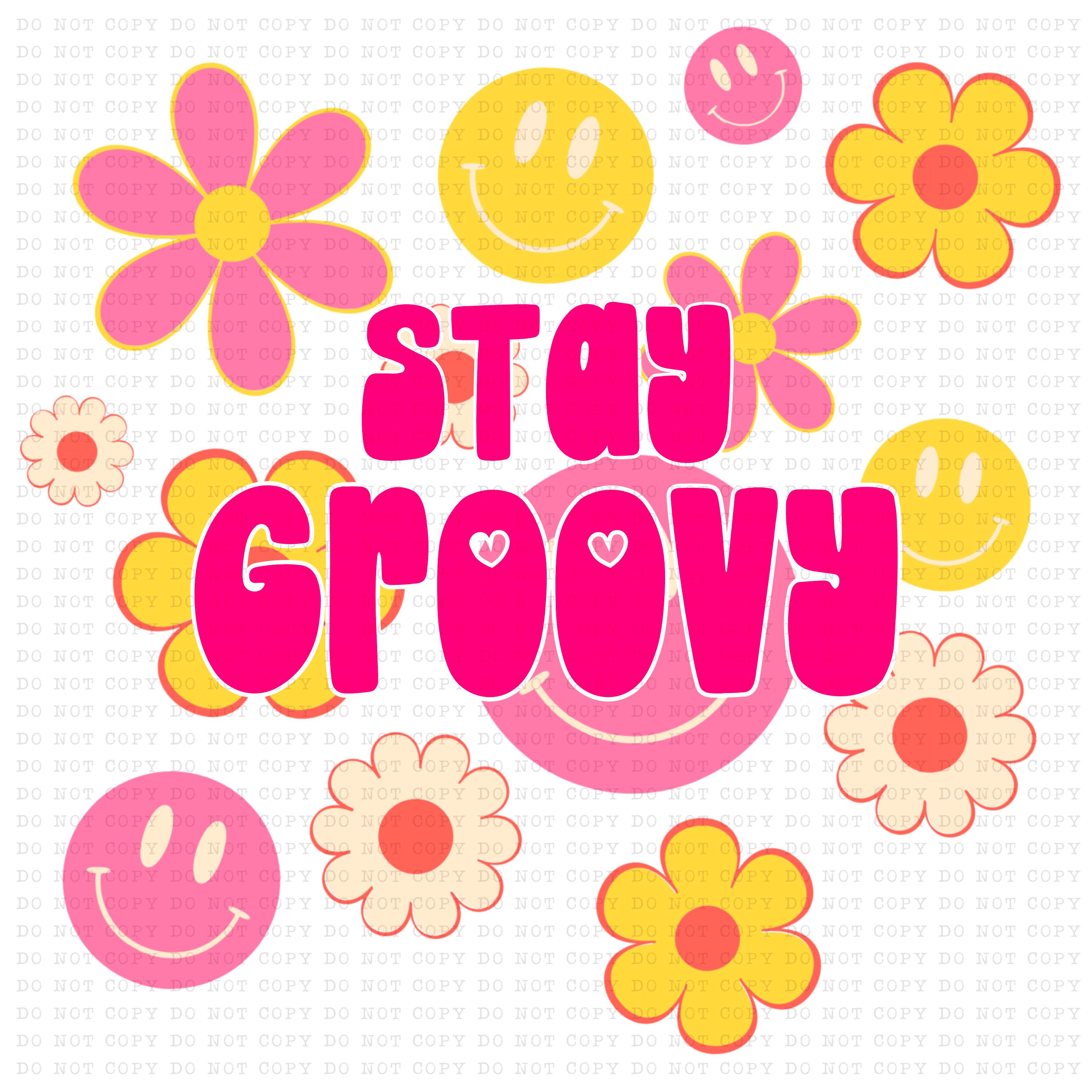 Stay Groovy Png, Retro Png, Design for Sublimation, Design for DTF ...