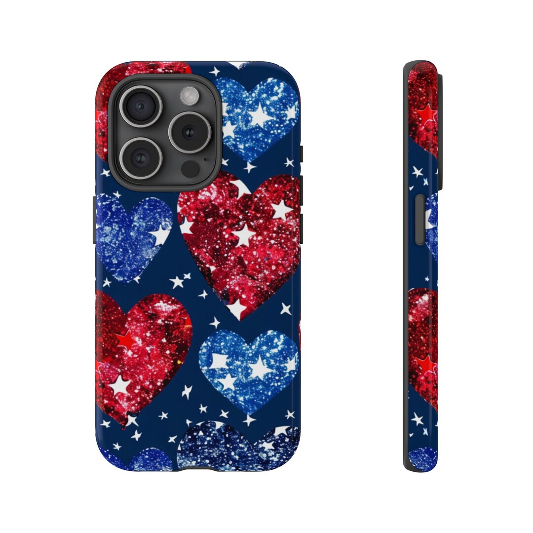 Patriotic Phone Case, Red, White & Blue, Case for Iphone, Google and ...
