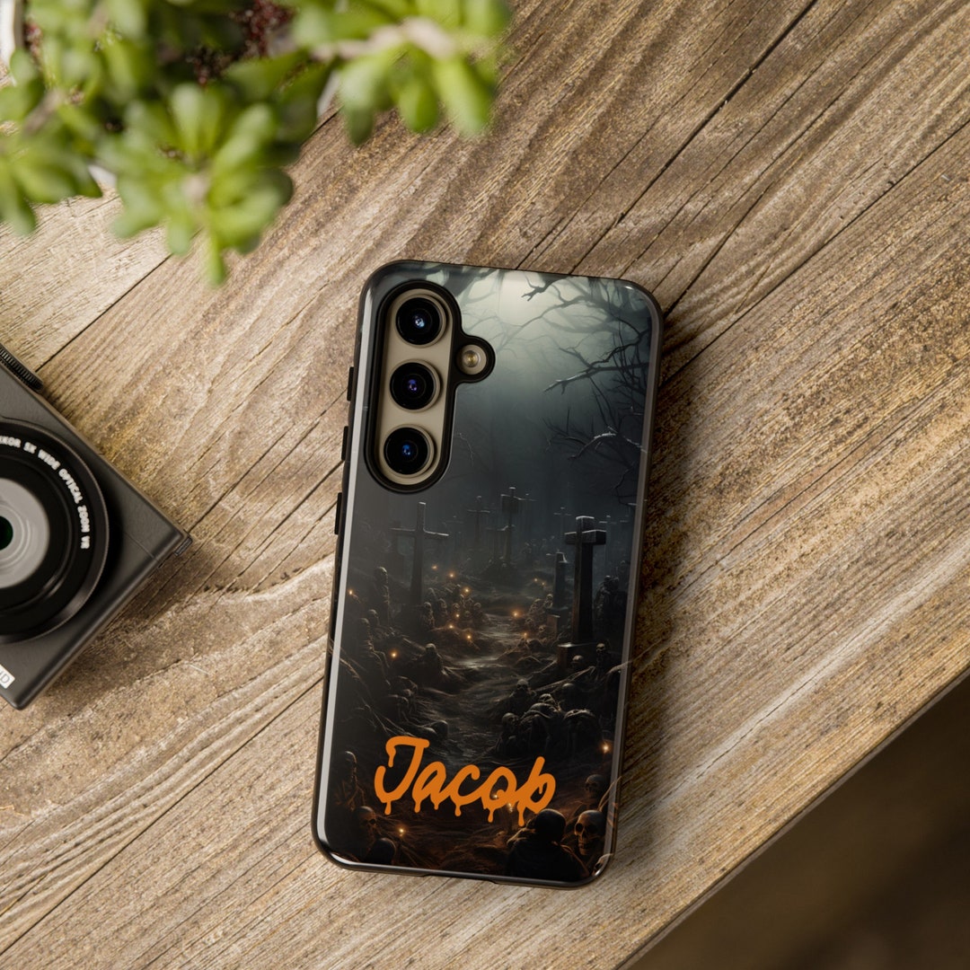 Halloween Spooky Cemetery Personalized Tough Cases - Etsy