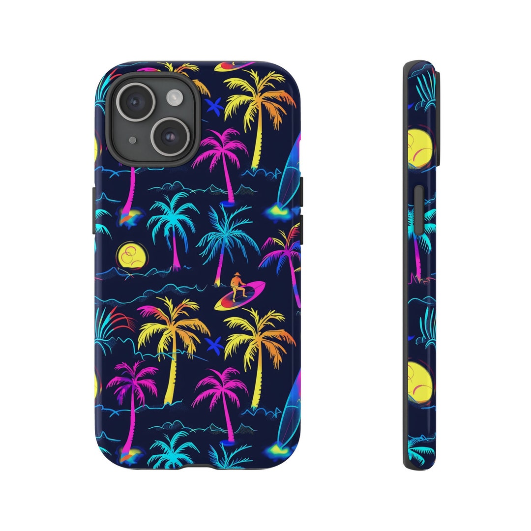 Summer Fun, Mobile Phone, Palm Tree, Surf Cell Phone Tough Cases - Etsy