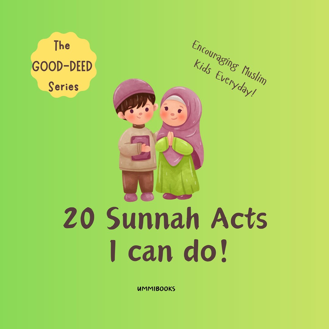 20 SUNNAH Acts-book - Etsy