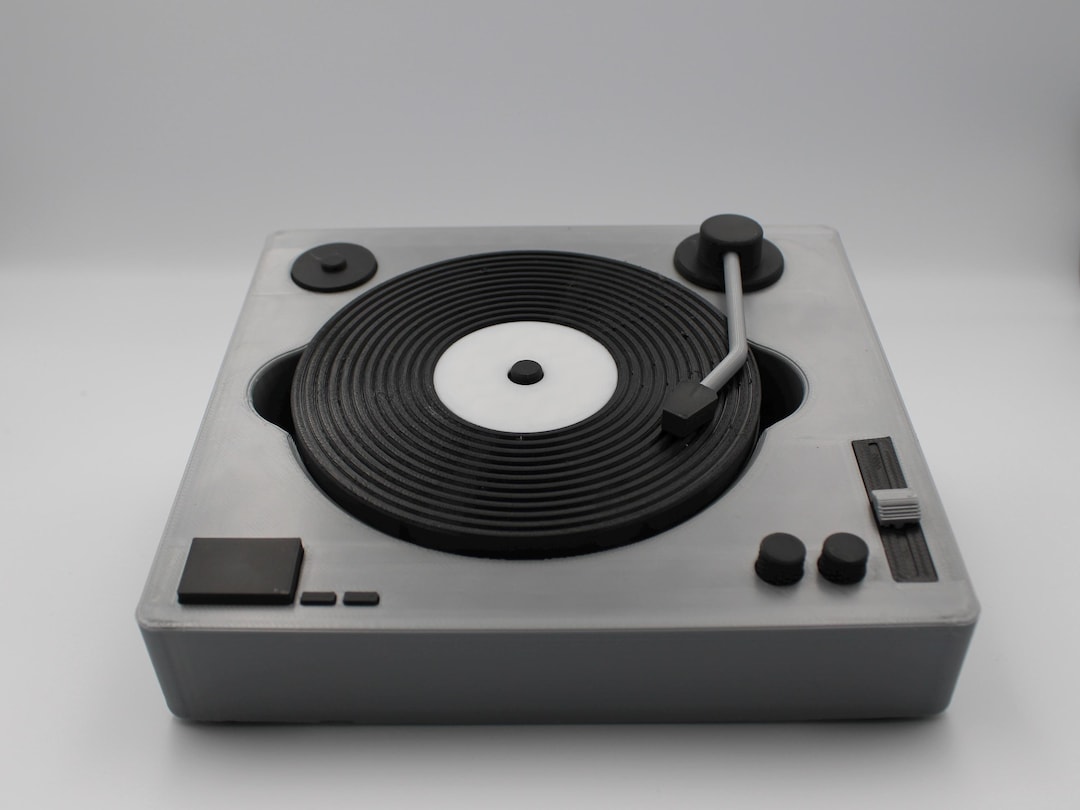 3D Printed Vinyl Record Coaster Set - Set of 4 - Retro Turntable Decor ...