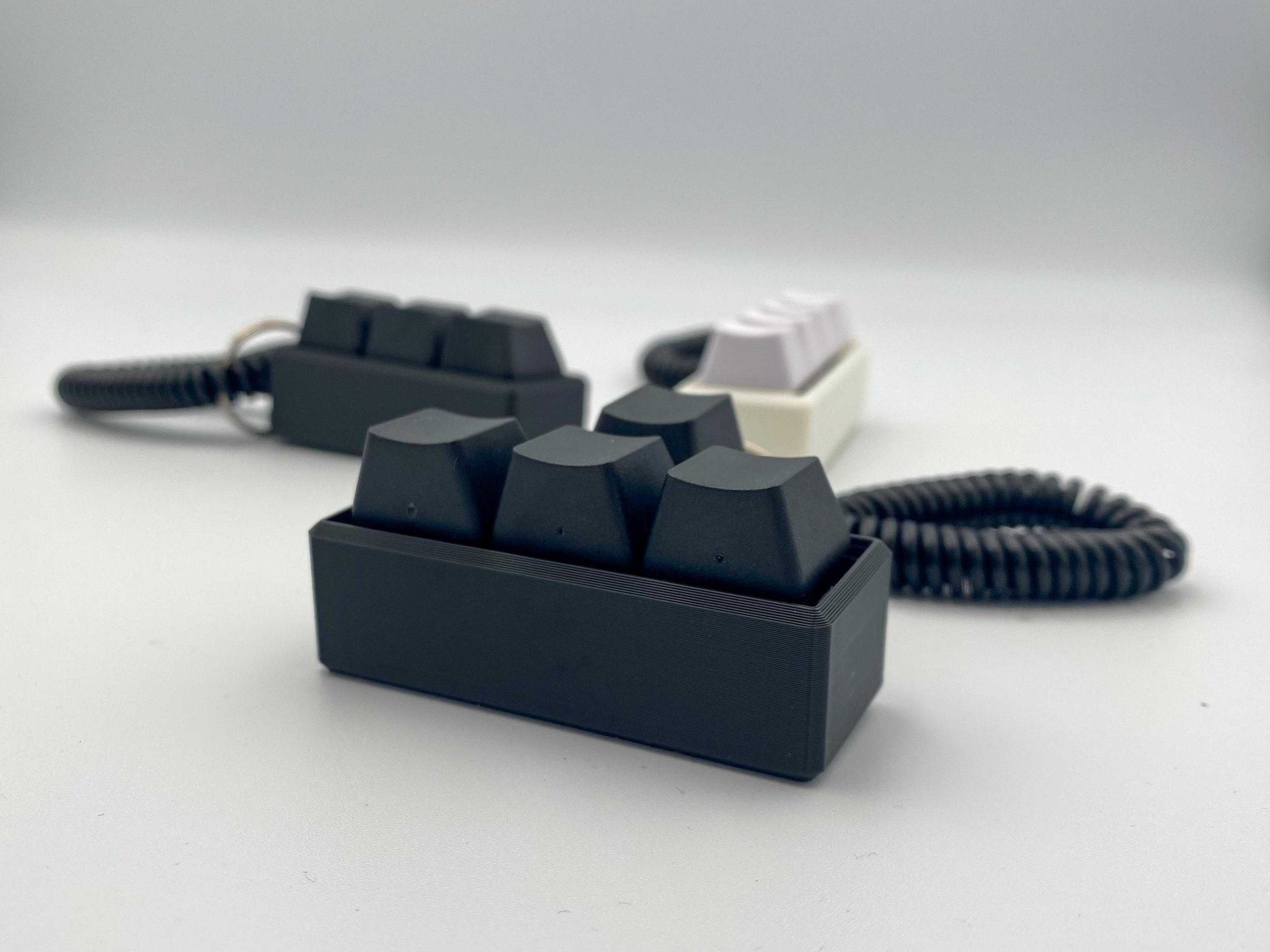 Keycap Fidget Keychain | Monochromatic Mechanical Switch Fidget Toy ...