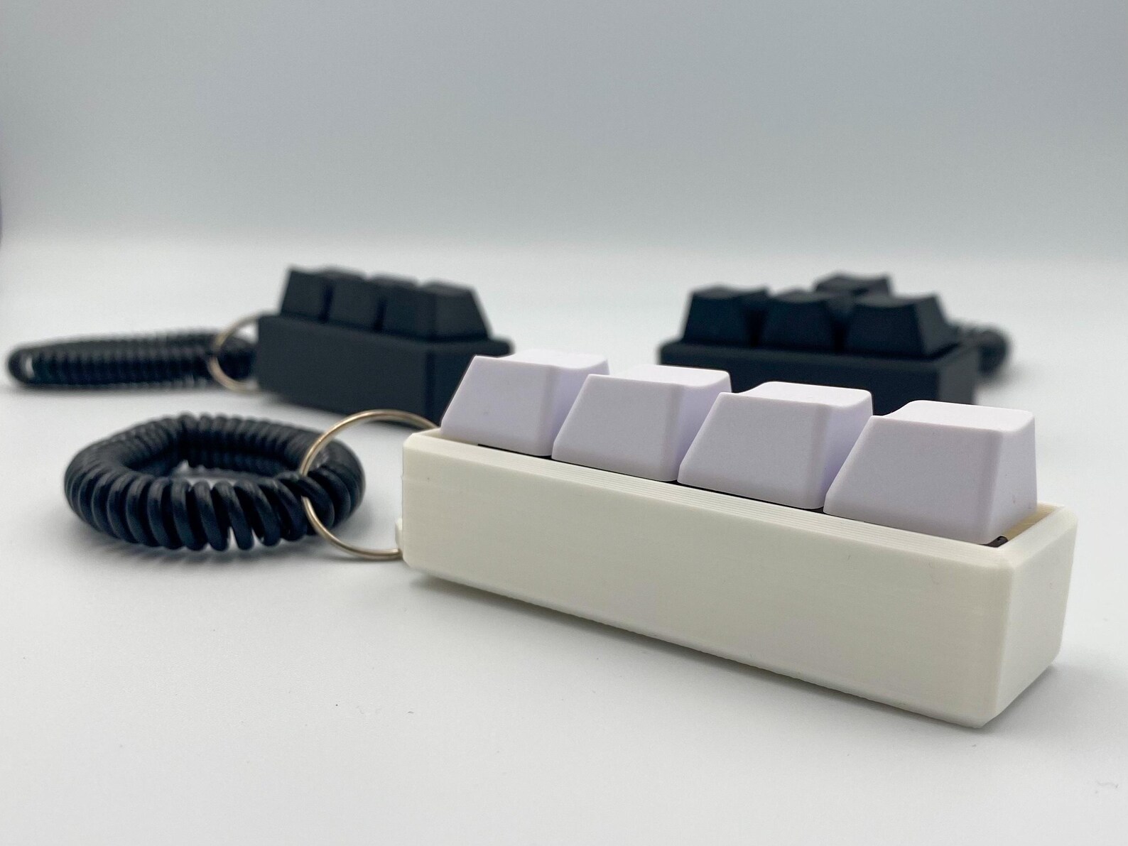 Keycap Fidget Keychain | Monochromatic Mechanical Switch Fidget Toy ...