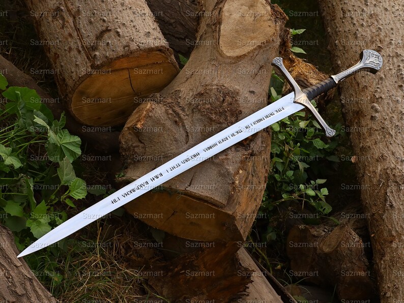 Handmade Anduril Steel Sword, Master Sword Replica, Lord of the Ring ...