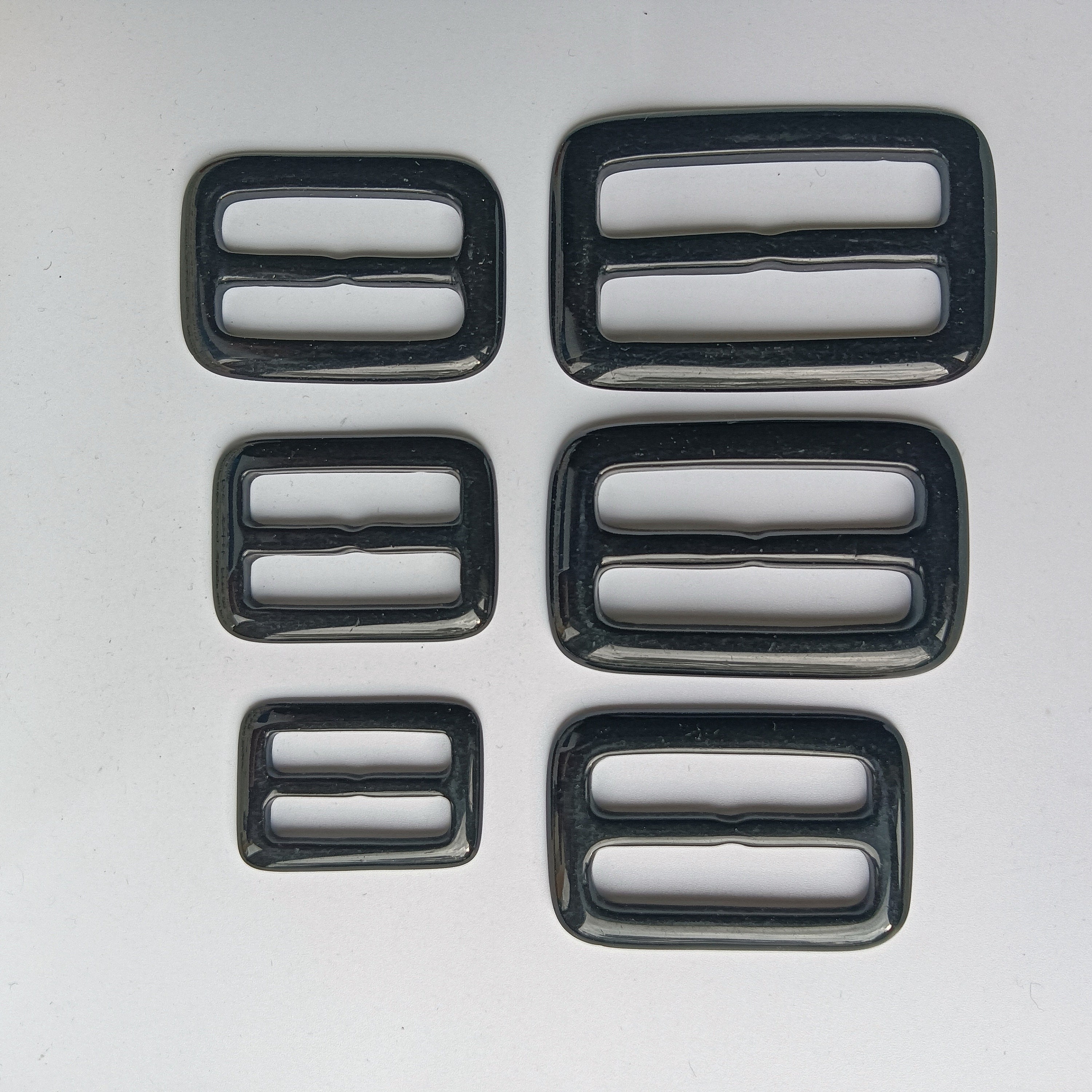 25mm to 50mm Garment Tri-glide Slide | Webbing Slider Buckle Coat Belt ...