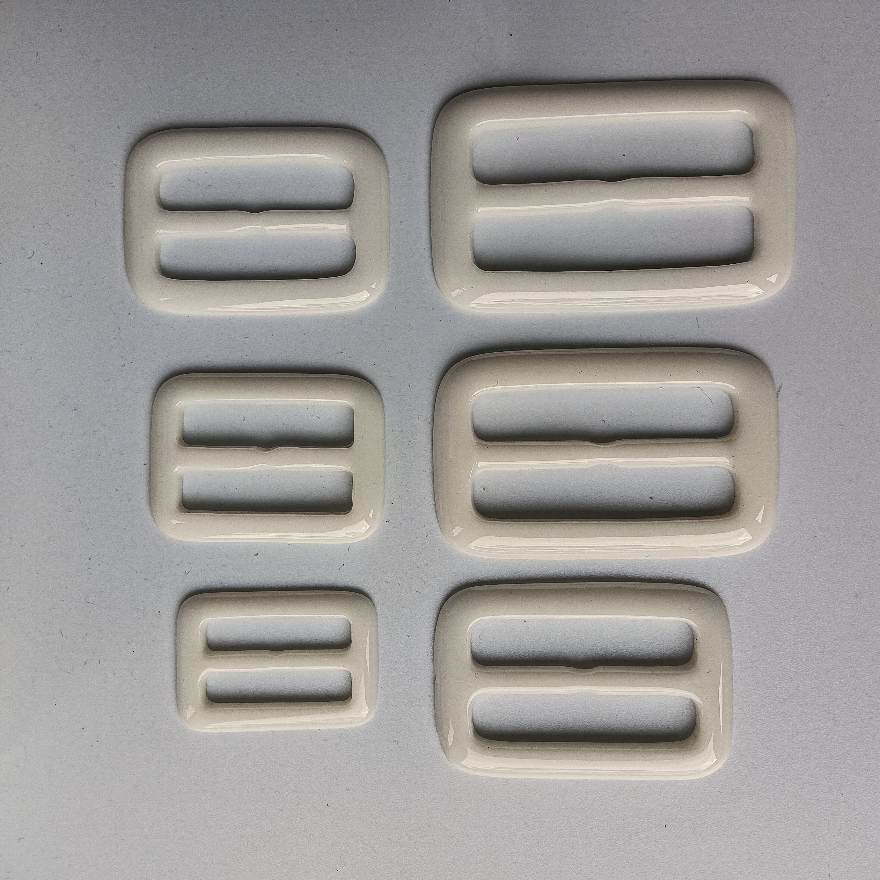 25mm to 50mm Garment Tri-glide Slide | Webbing Slider Buckle Coat Belt ...