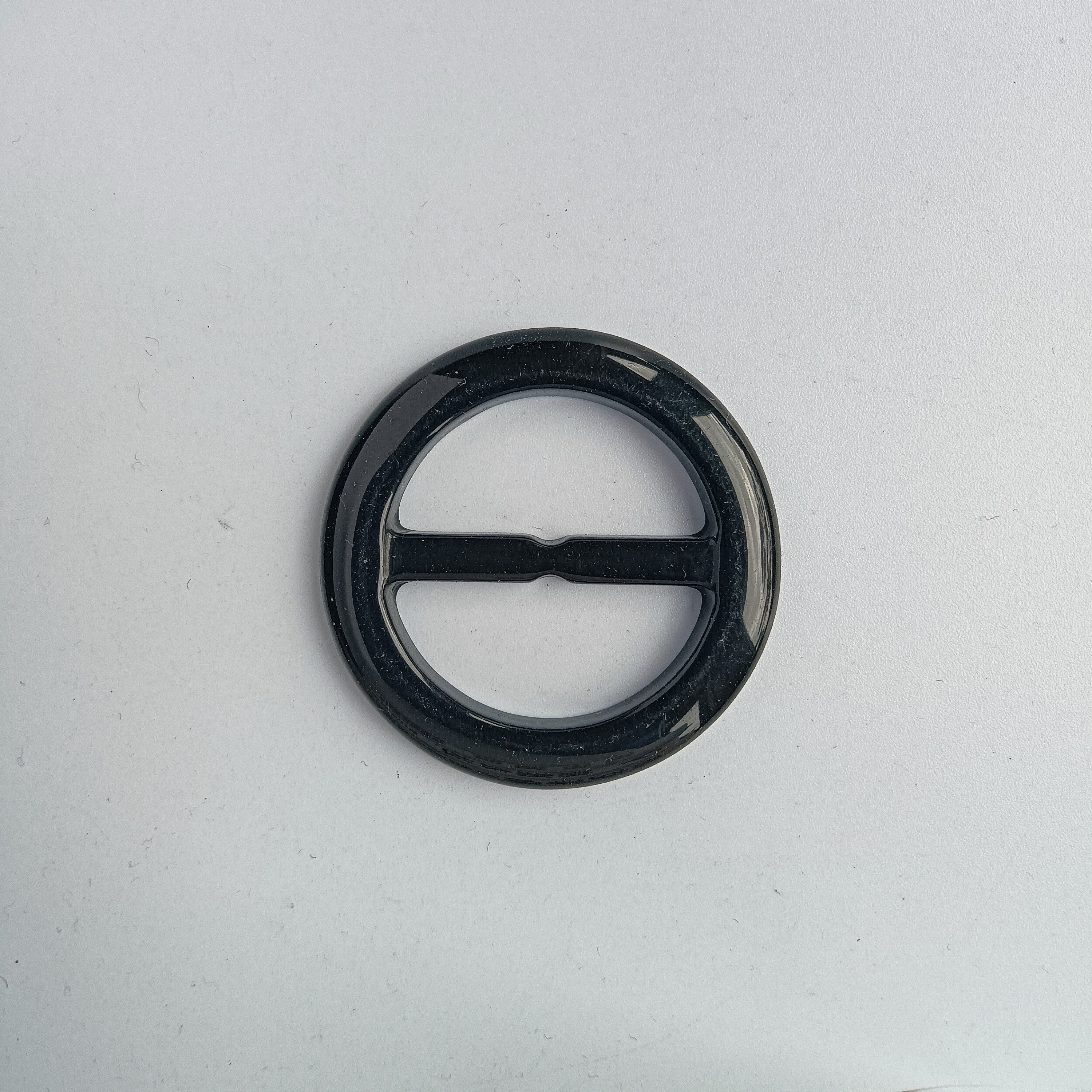Black Round Tri-glide Slide | Webbing Slider T-shirt Knot Clip Ring ...